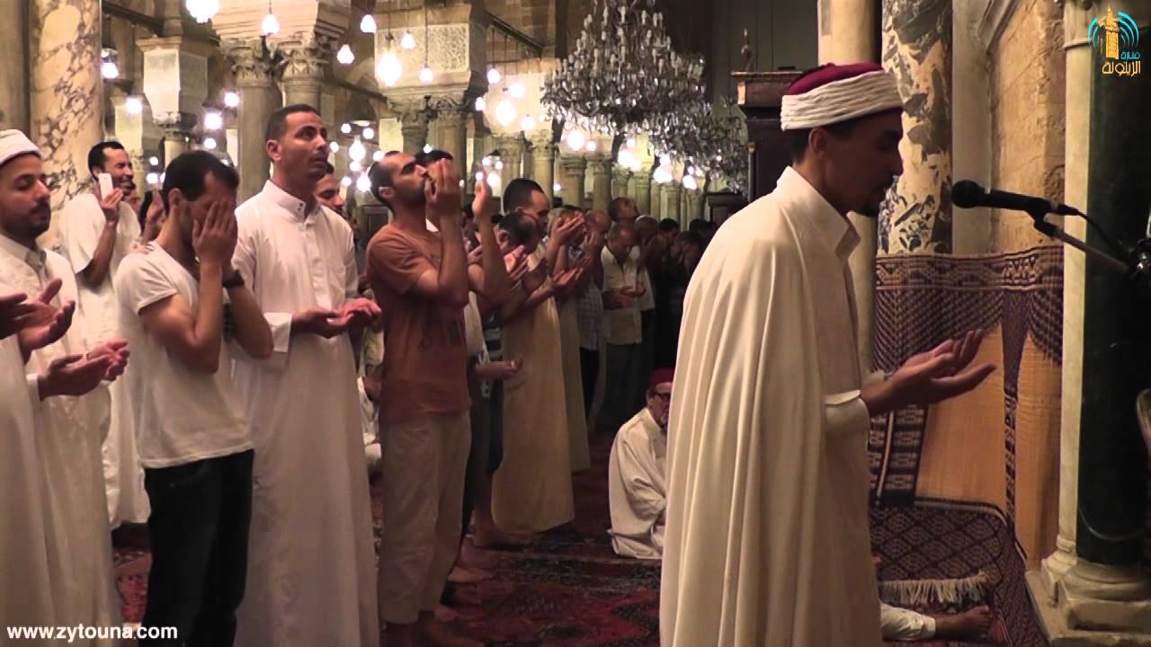دعاء ختم القرآن بجامع الزيتونة المعمور للقارئ عربي الكثيري ليلة 27 رمضان