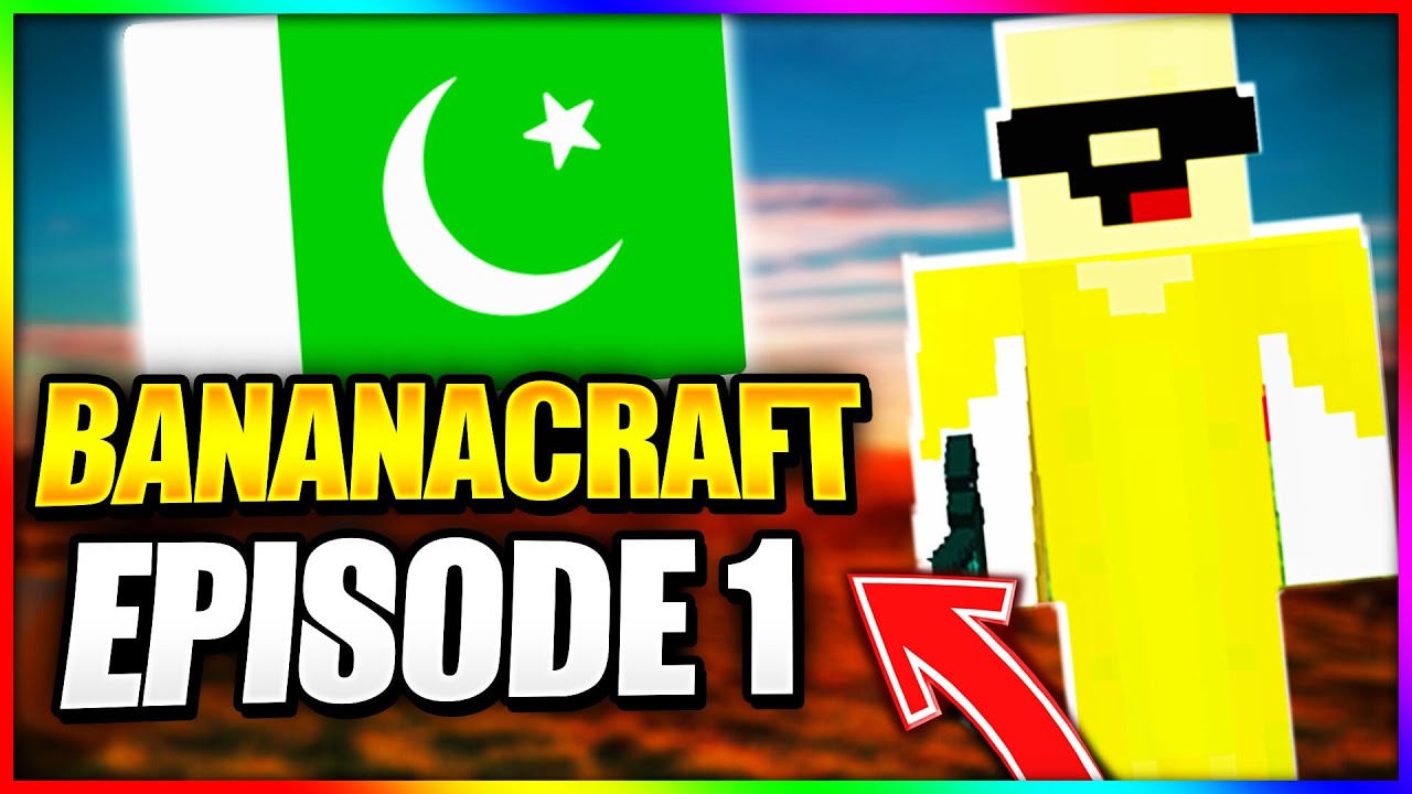 The Adventure Begins || BananaCraft : A Minecraft Survival Series Episode #1 || Hindi | Urdu ...