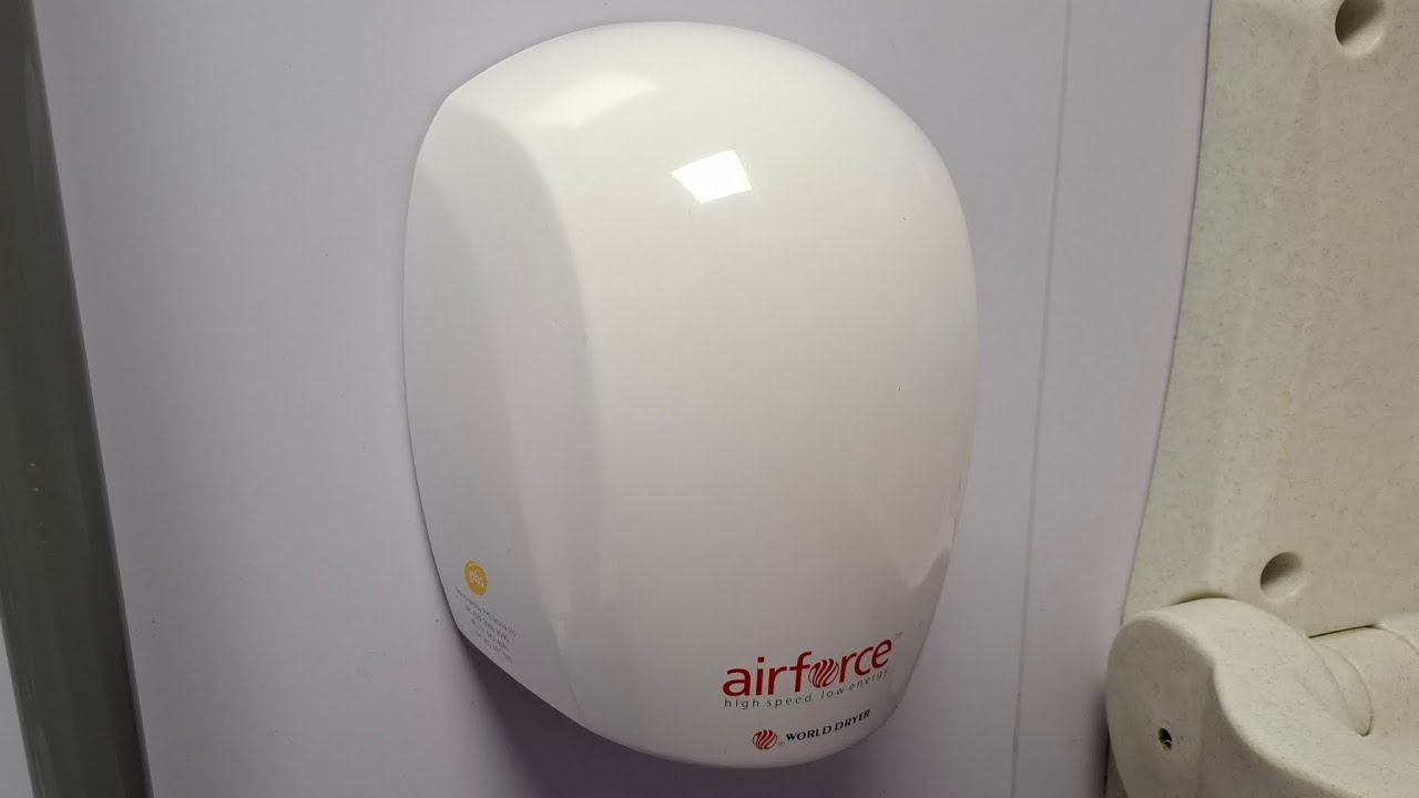 Airforce hand dryer, Fareham Library 🚻♿️, Fareham, Hampshire - YouTube