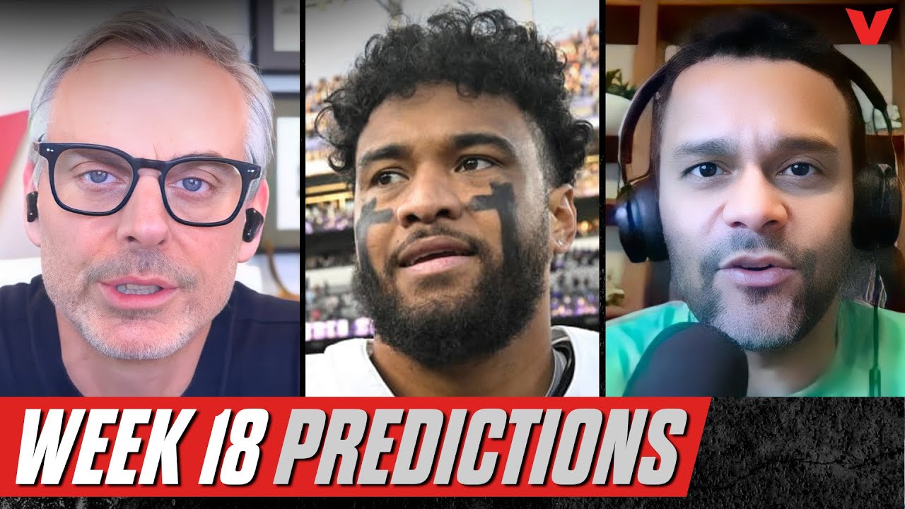 Colin Cowherd reveals his boldest predictions for NFL Week 18 | VLTED ...