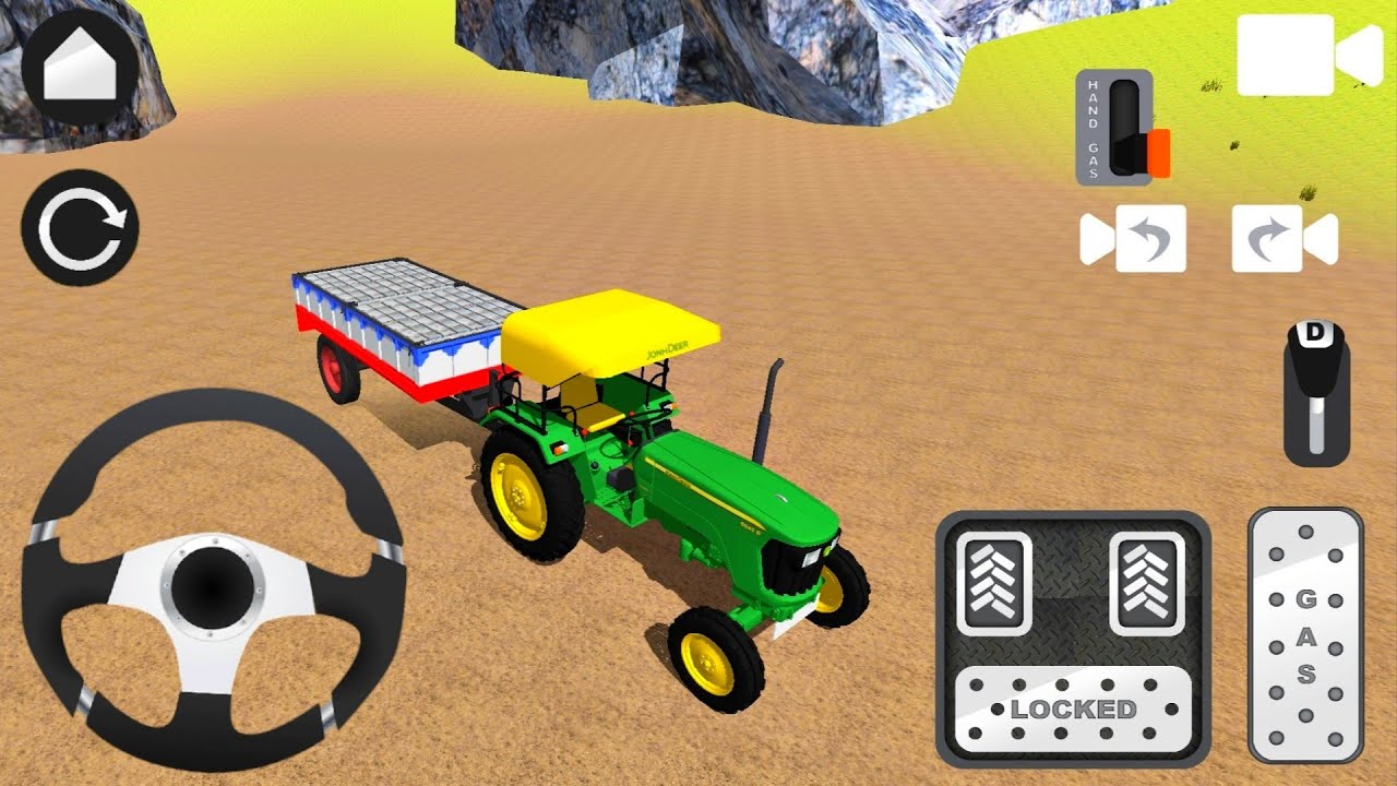 Indian Tractor Simulator 🚜💥 Gameplay 76 - Drive Mahindra Tractor In ...