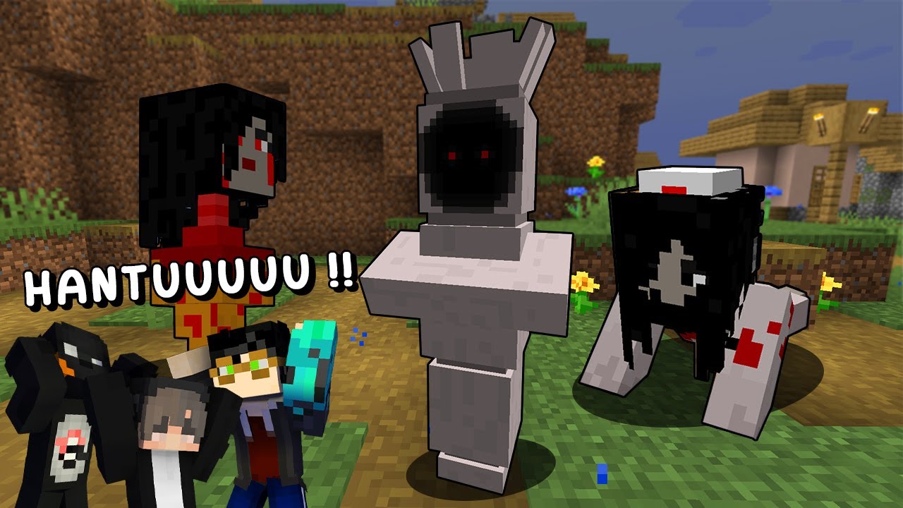 HANTU di INDONESIA Menyerang MINECRAFT !! 😱😆 - YouTube