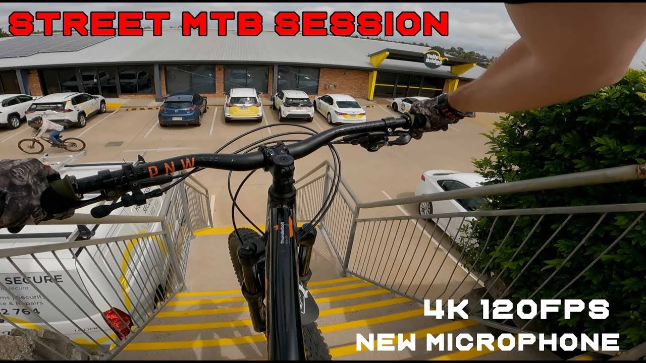 Urban MTB. My first time hitting the streets on a mountain bike - YouTube