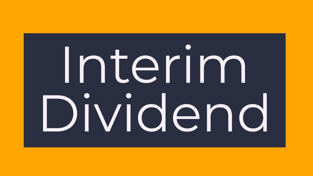 Interim Dividend Meaning Class 12 Commerce Secretarial Practice