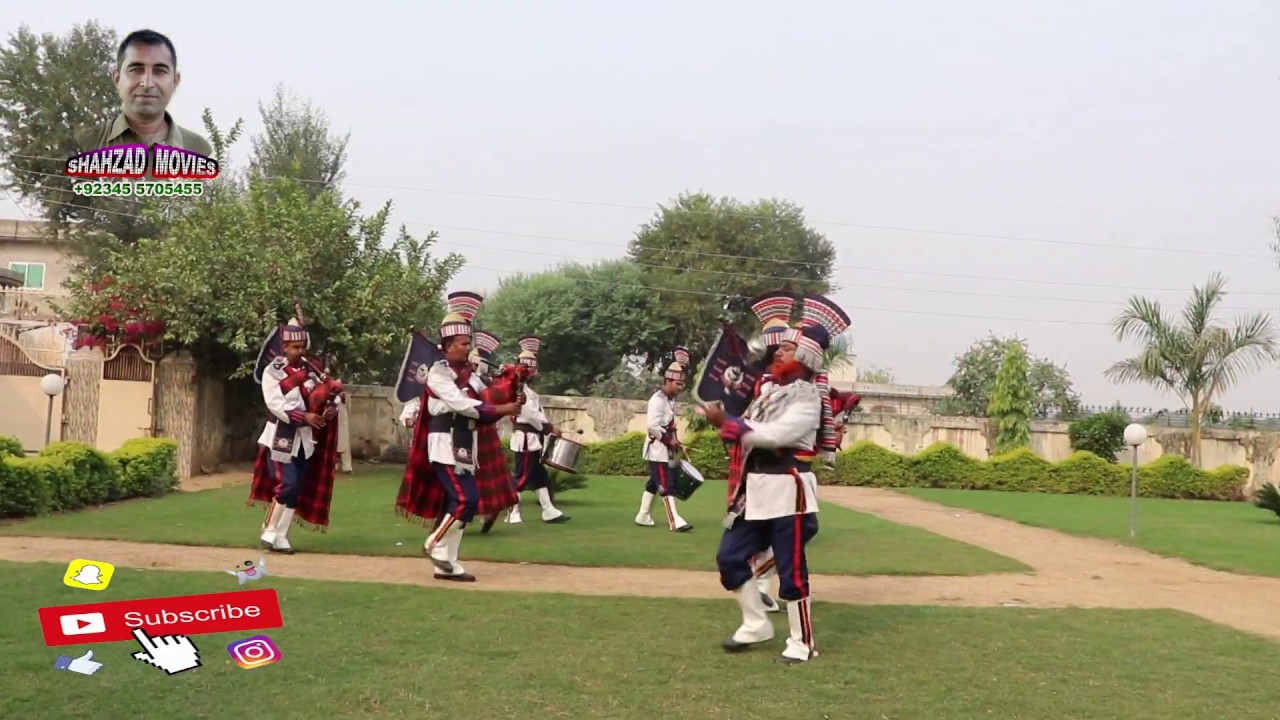 Pakistani Band Playing For Wedding In sang azad kashmir - YouTube