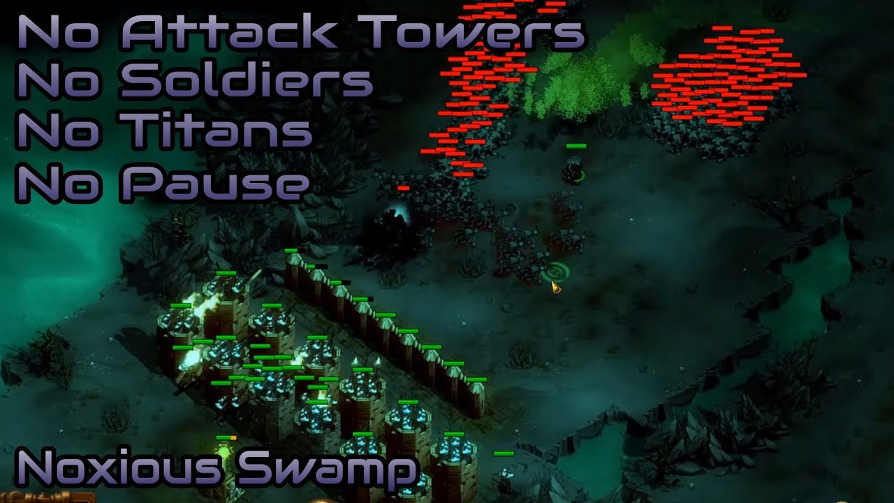 TAB - 800% Noxious Swamp - No Attack Towers, No Soldiers, No Titans, No ...