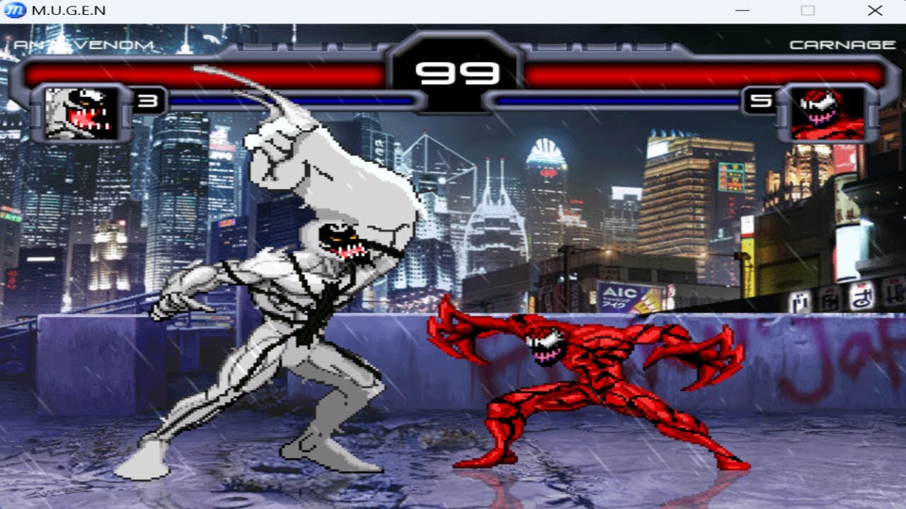 ANTI VENOM vs CARNAGE - Maximum Rage Battle😈 Marvel Mugen Comics ...
