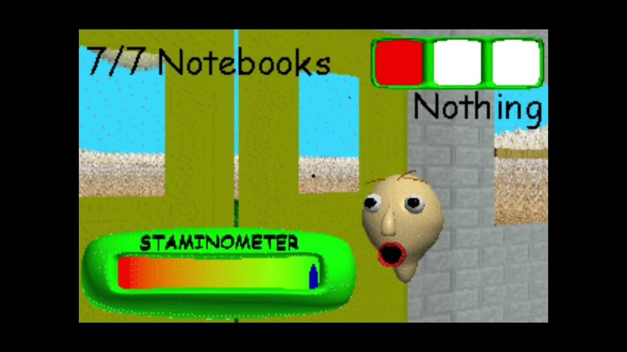 Defeating Baldloon with Mod Menu in a very low resolution - Baldi's Basics Classic Remastered ...