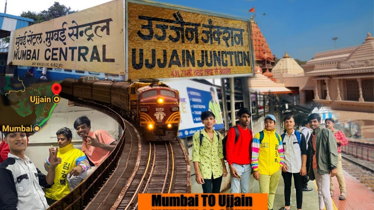 Mumbai to Ujjain I by train Avantika Exp 02961 I ️ mahakaleshwar I PART ...
