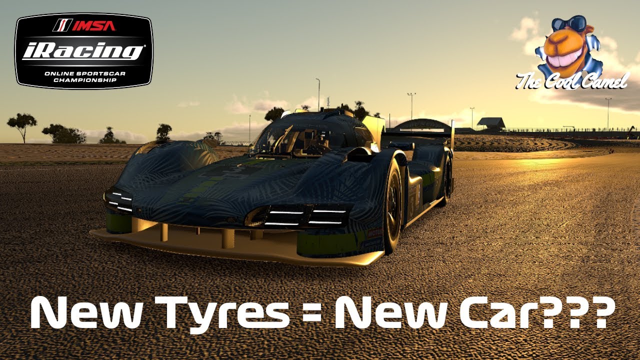 Testing the NEW GTP Tyre model | Porsche 963 GTP @ LeMans - IMSA - YouTube