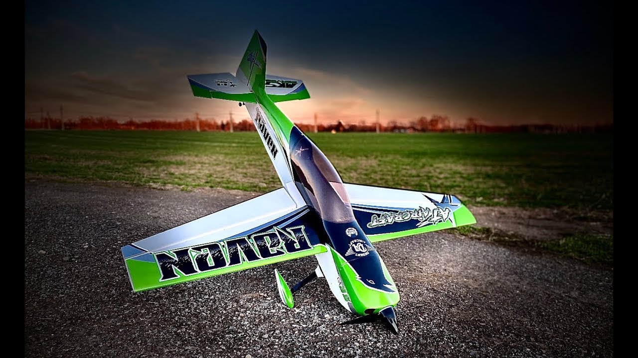 Flying my 73” AJ Aircraft Raven before Dusk - YouTube