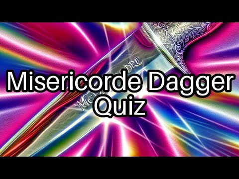 🗡️ Test Your Knowledge: Fascinating Facts About the Misericorde Dagger ...