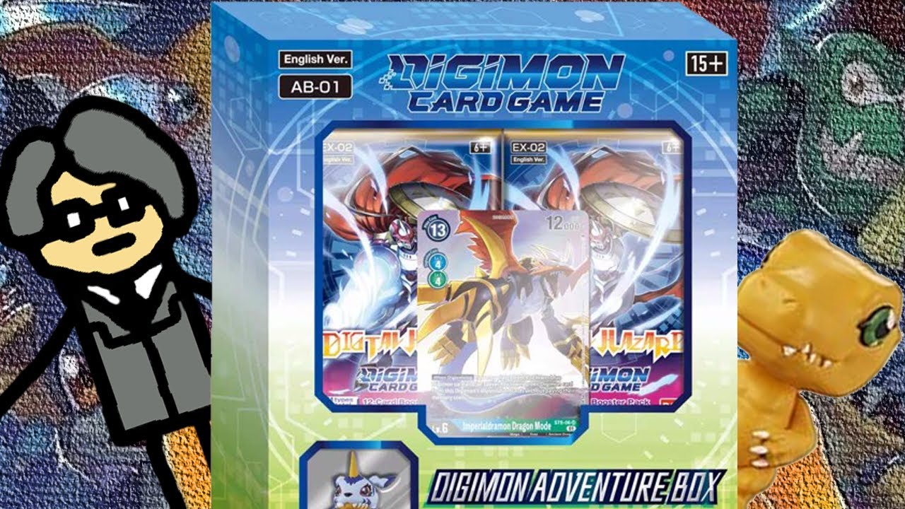 Opening Digimon TCG Adventure Box - YouTube