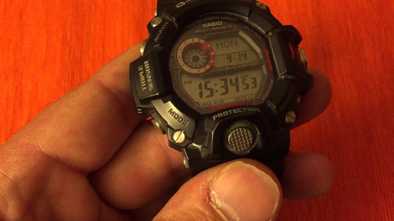 Casio G-shock rangeman - YouTube