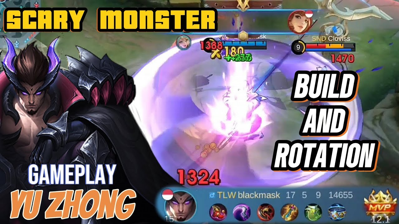 Yu Zhong Best Build Insane One Shot | Build Top 1 Global Yu Zhong ...