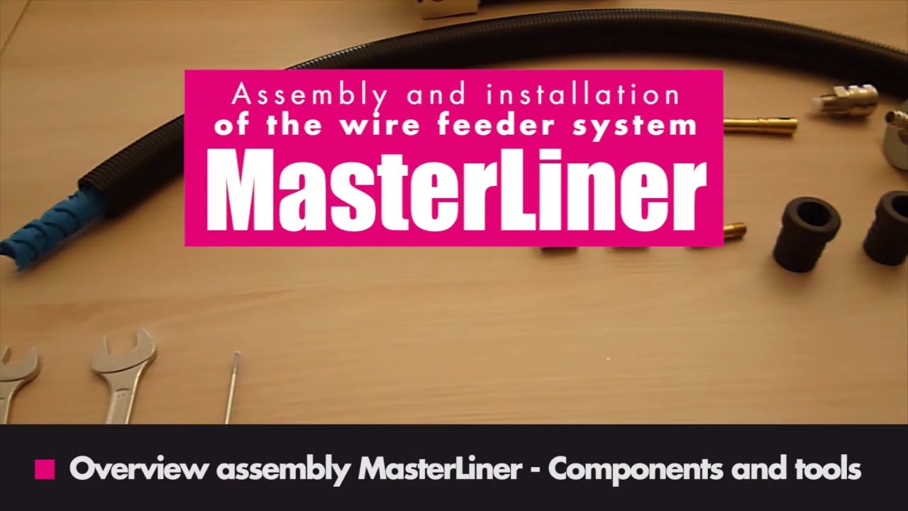 Assembly and installation of the wire feeder system MasterLiner - YouTube