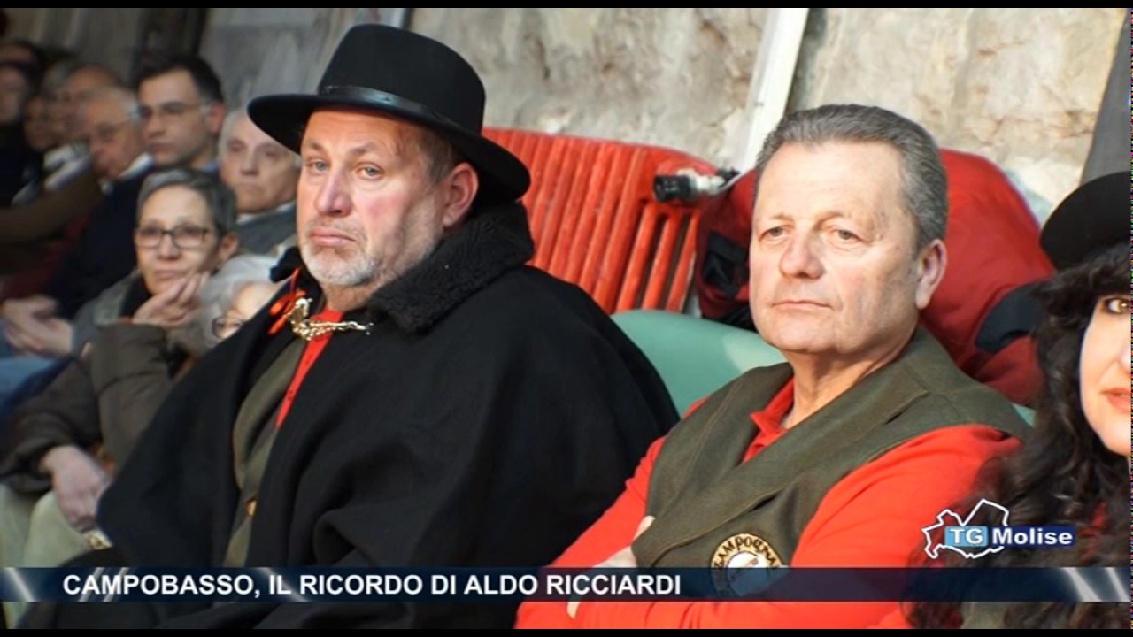 Campobasso, il ricordo di Aldo Ricciardi - YouTube