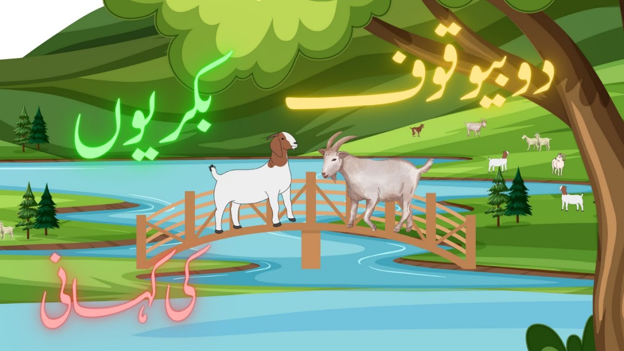 TWO SILLY GOATS | دو بیوقوف بکریوں کی کہانی | Moral story | kids dream ...