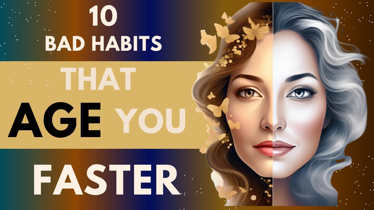 Bad habits that make you age faster: prevent aging - YouTube