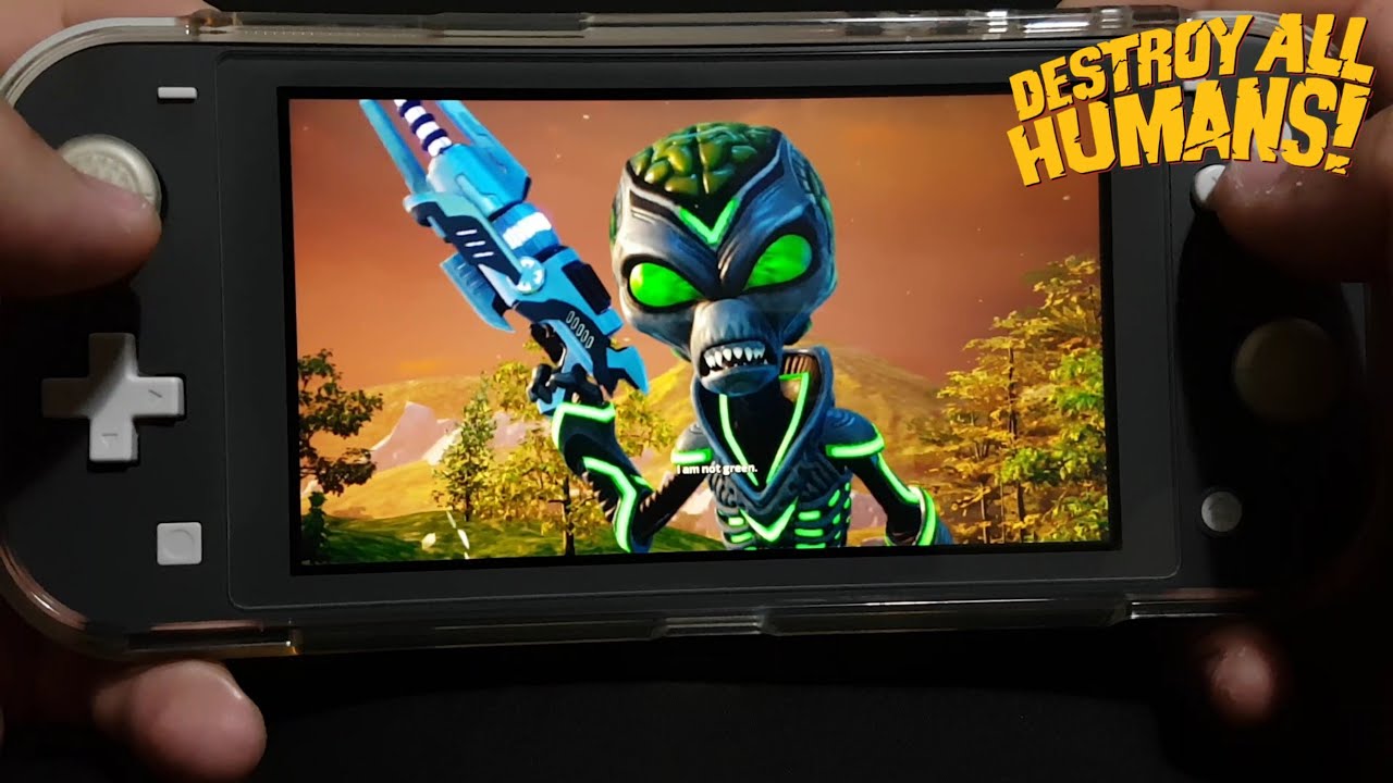 Destroy All Humans! on Nintendo Switch Lite - YouTube