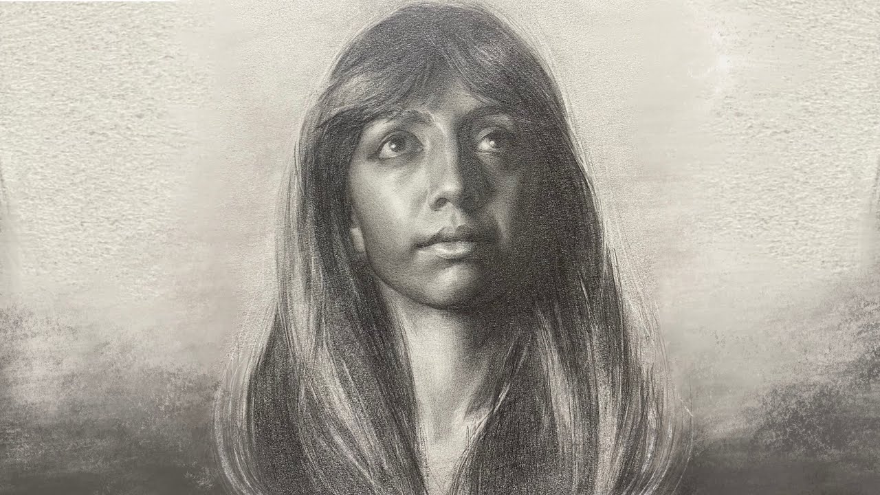 Portrait Drawing demo in Pencil - YouTube