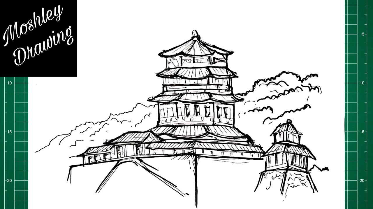How to Draw Summer Palace in China - YouTube