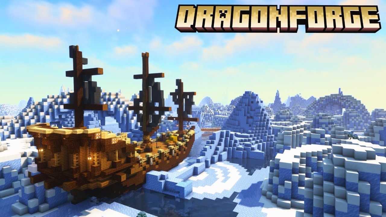 Into the Ice Maze! Exploring the Aquamirae Mod in Minecraft - YouTube