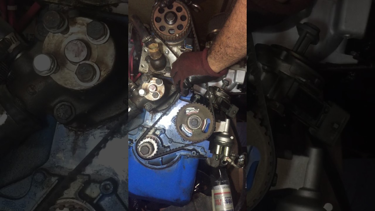 Setting timing belt SVO Step 3 Merkur Pinto Tbird Turbo 2.3 Timing ...
