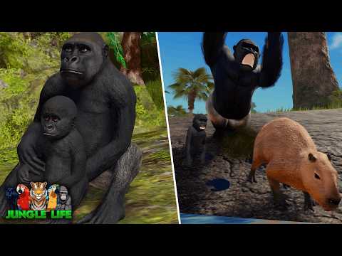Gorilla Hunting Everyone in Jungle Life ⏐ ROBLOX 🦍🌿