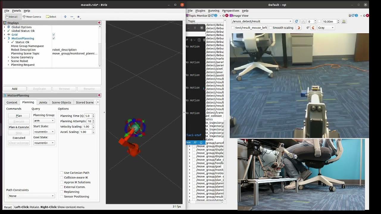 Robot arm controlled with Intel depth camera and OpenCV - YouTube