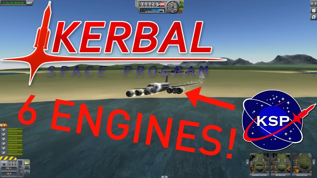 KSP Mods | 6 ENGINE PLANE! - YouTube