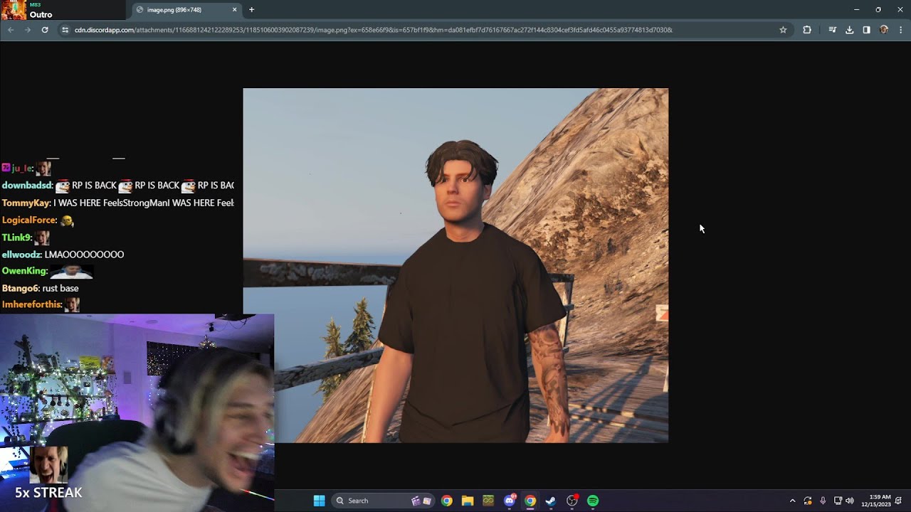 xQc Dies Laughing at Omie's NoPixel 4.0 character - YouTube