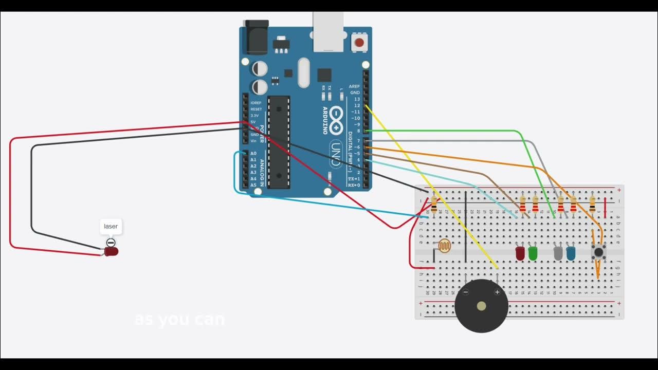 Laser Security System // Arduino Uno // KaranSunar 2331429 - YouTube