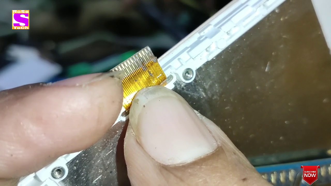 Lava Z50 Display LCD repair how to repair water damage Mobile - YouTube