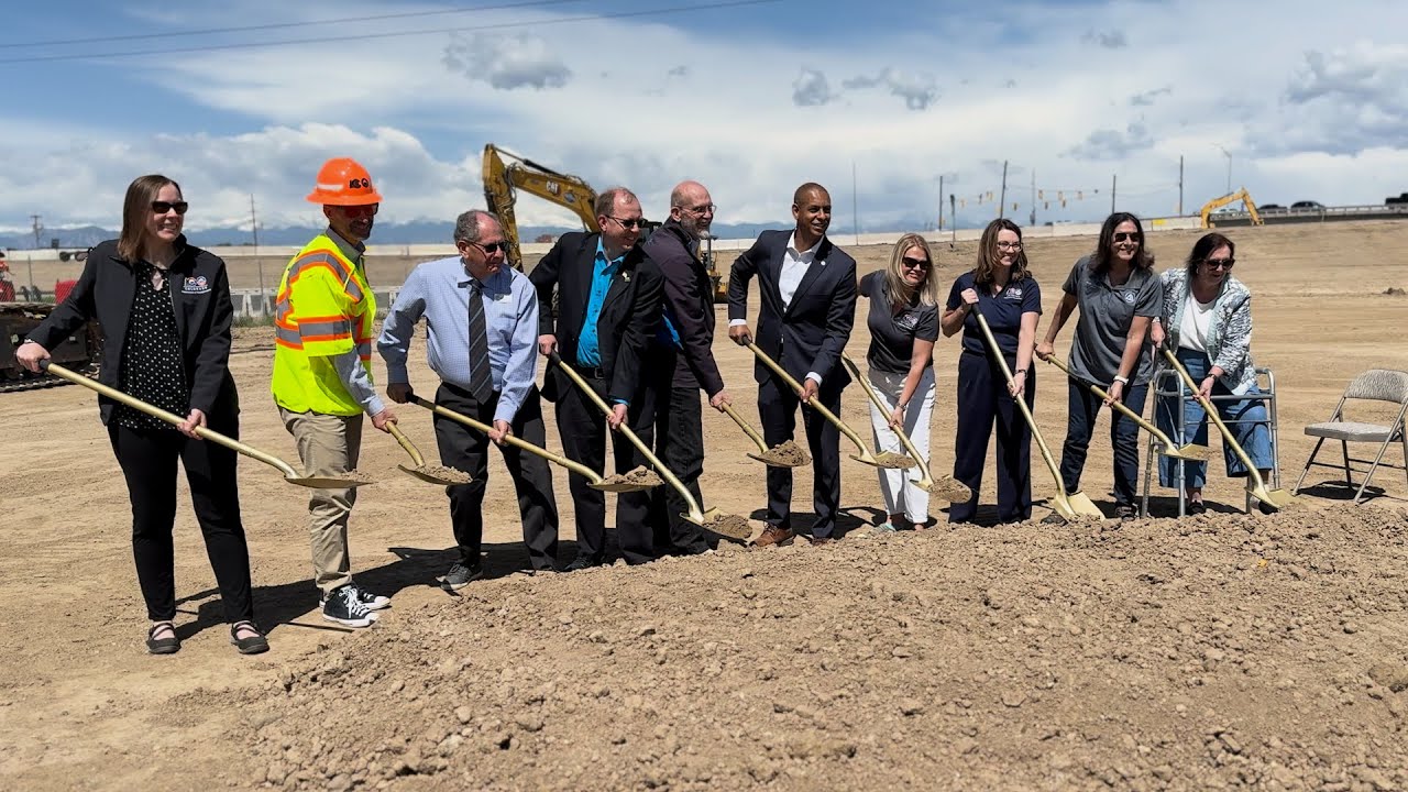 CDOT Mobility Hub Groundbreaking in Thornton - YouTube