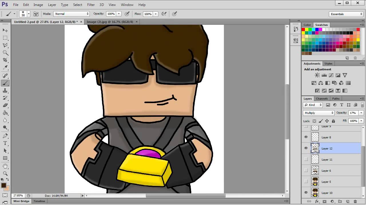 Minecraft Speed Art SkyDoesMinecraft - YouTube