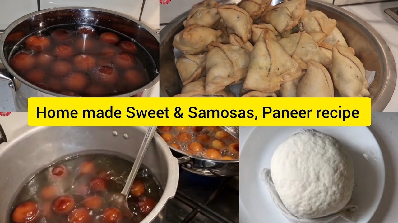 Birthday Party Preparation Home made Samosas Sweet & Paneer recipe’s # ...