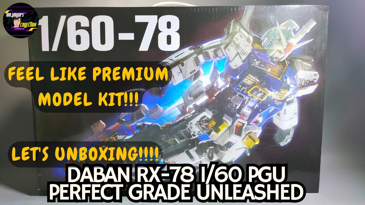 YUK Lihat Isi Box Gundam Ini!! Unboxing Daban RX-78 PGU Perfect Grade ...