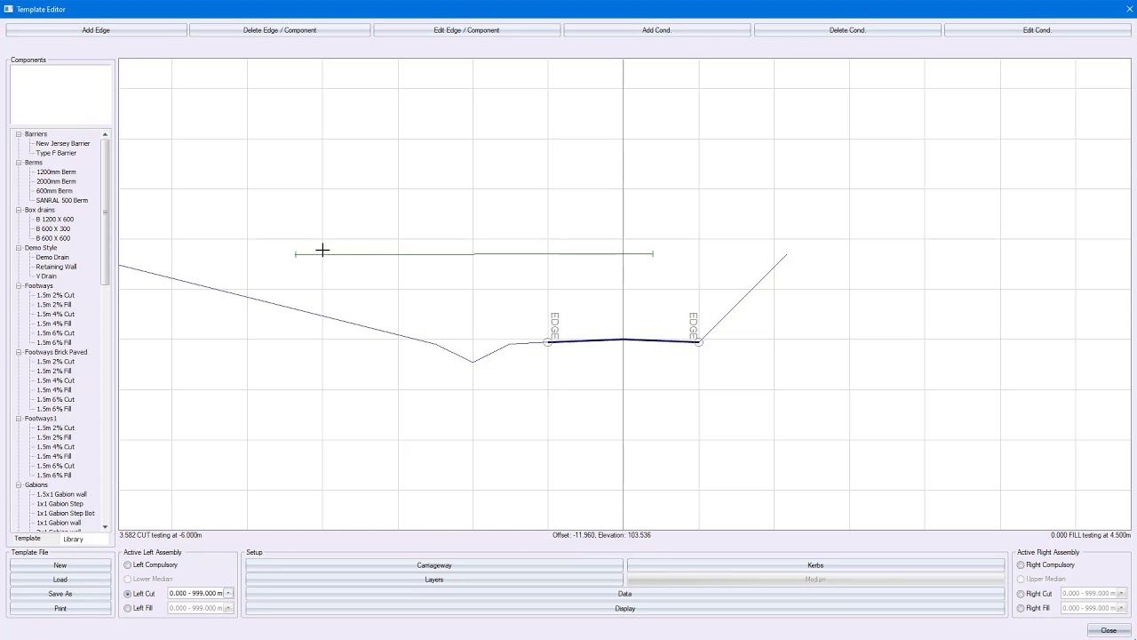 CIVIL DESIGNER FAQ - Maximum road back toe-line offset from road centre ...