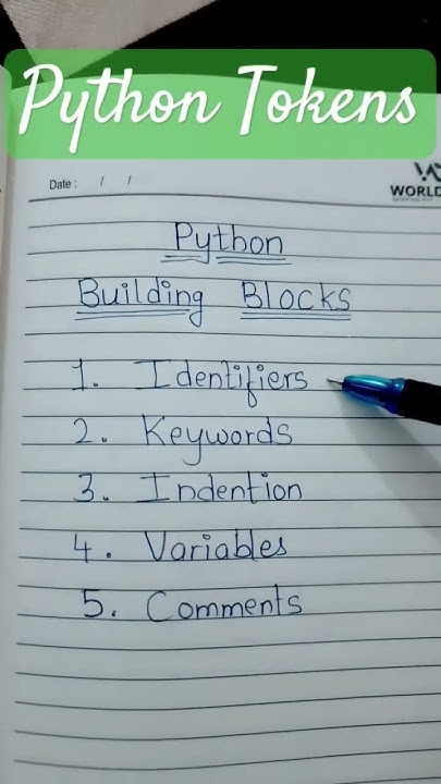 #python series#tokens#building blocks#short#viral#python#AAN_TECH_TUTS - YouTube