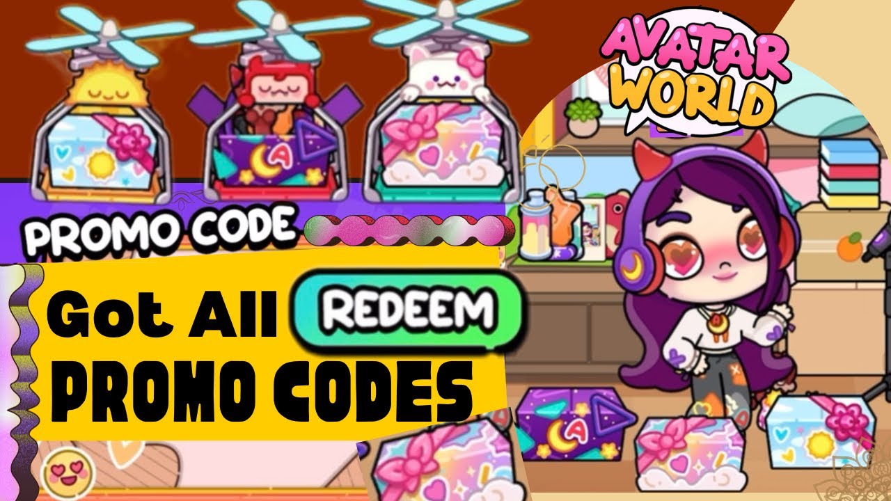All PROM Codes Avatar World & Free Secrets Gift | Avatar World | Update ...
