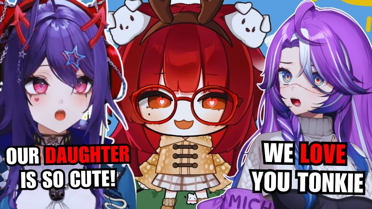 Numi and Michi React to Tonkie's Vtuber Debut - YouTube
