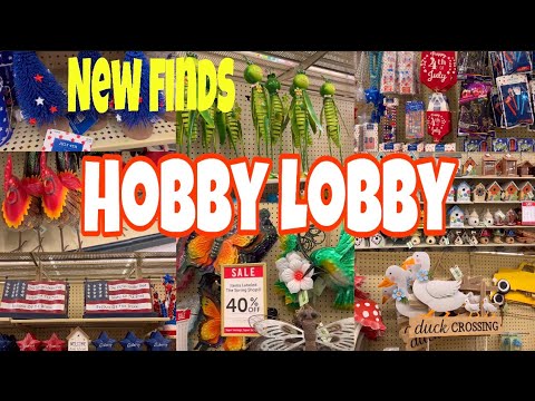 Hobby Lobby | New Spring Items | 4th of July - YouTube