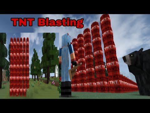 TNT Blasting 🔥 Mini block craft - YouTube