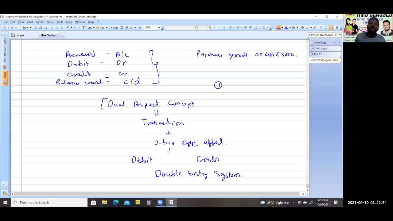 Class 11 Accountancy Rules of Dr & Cr - YouTube