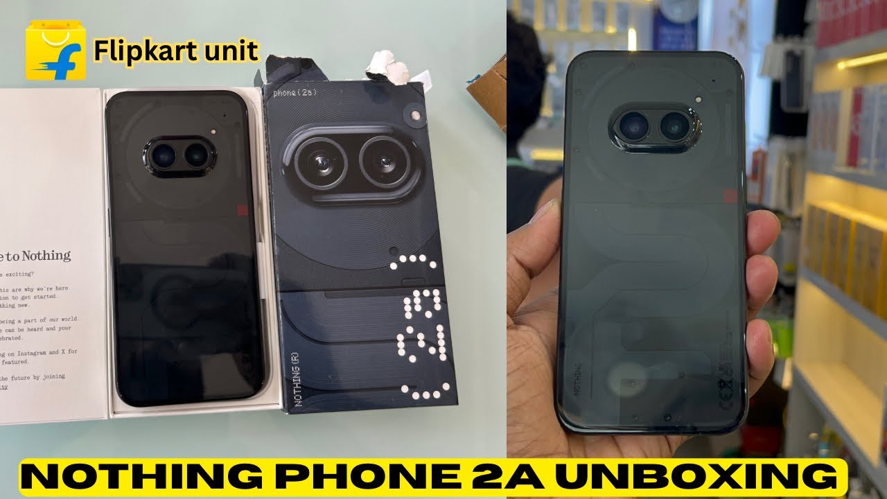 Nothing phone 2a unboxing || nothing phone 2a box accessories #nothing ...