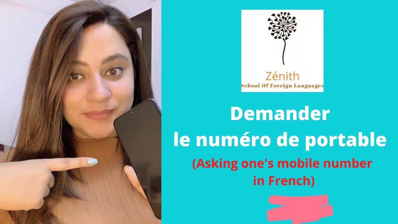 Demander le numéro de portable 🇫🇷|| Asking one's mobile number in ...