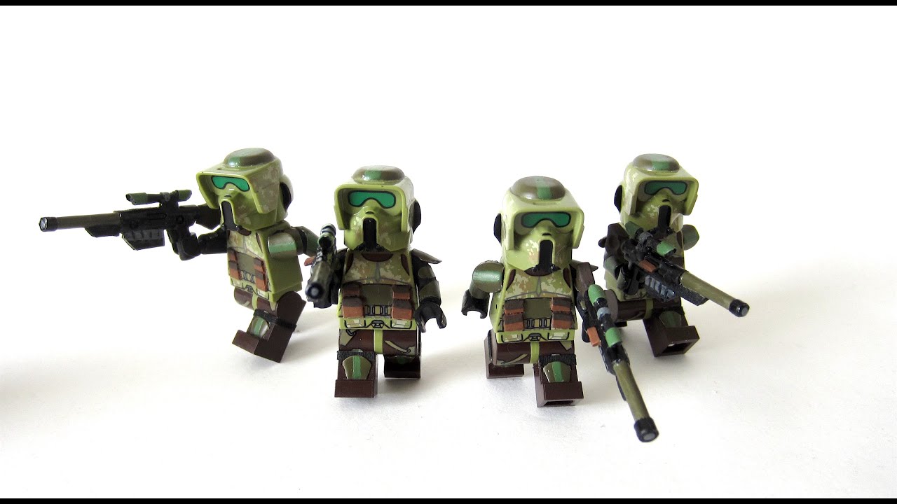 Custom LEGO: Star Wars - Fully Poseable Kashyyyk Clone Snipers! - YouTube