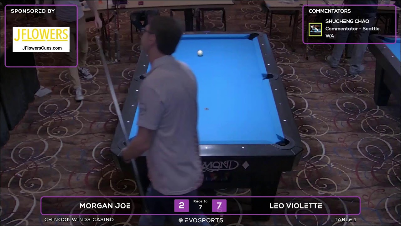 MORGAN JOE vs LEO VIOLETTE - WBCA 8 BALL 2025 - TABLE 1 | EvoSports ...