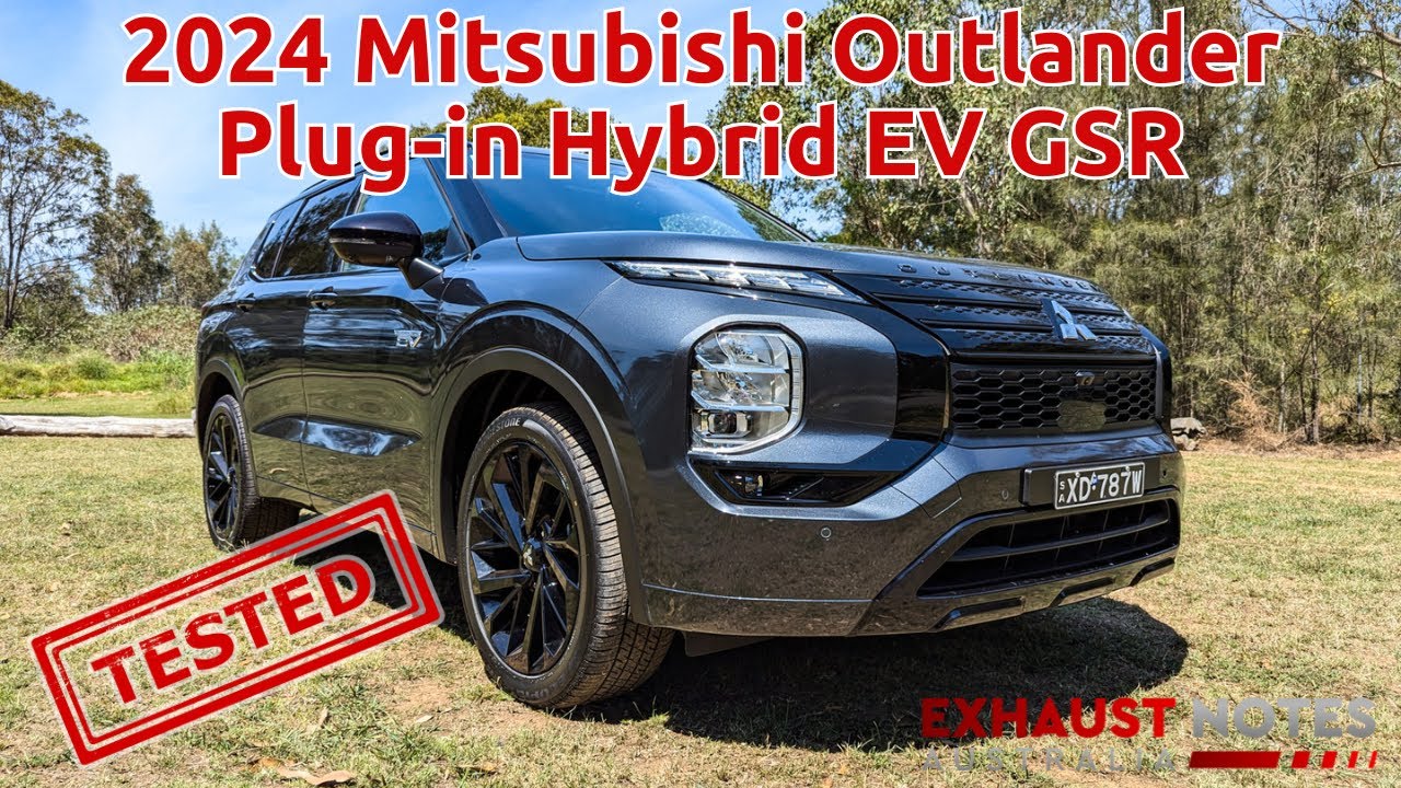 2024 Mitsubishi Outlander PHEV GSR (car review) - YouTube